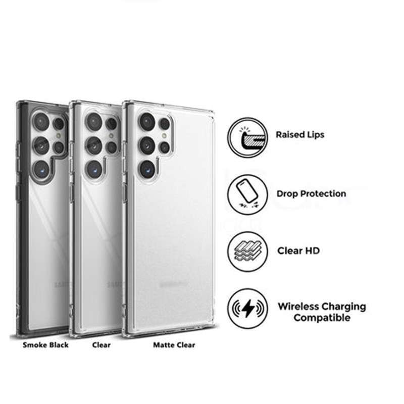 Promo Case Samsung Galaxy S22 Ultra/ Plus Ringke Fusion Anti Crack ...