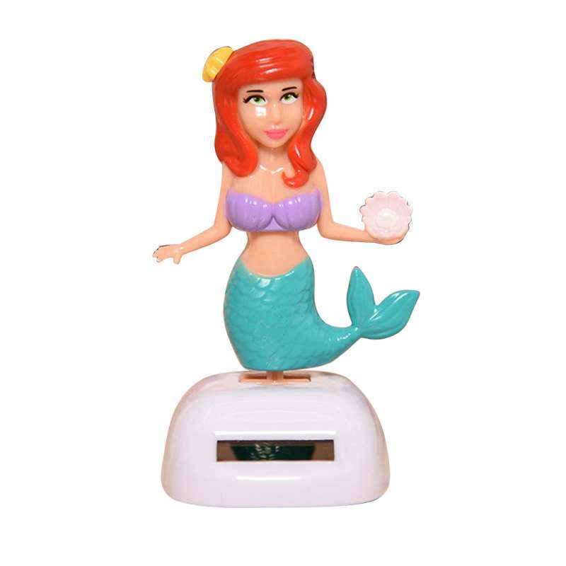 Jual Solar Mermaid Toys Dancing Home Car Dashboard Window Ornament Kids ...