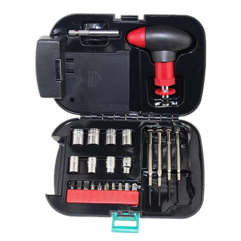 Jual 24 Pieces Outdoor Flashlight Tool Set Portable Tool Set Toolbox ...