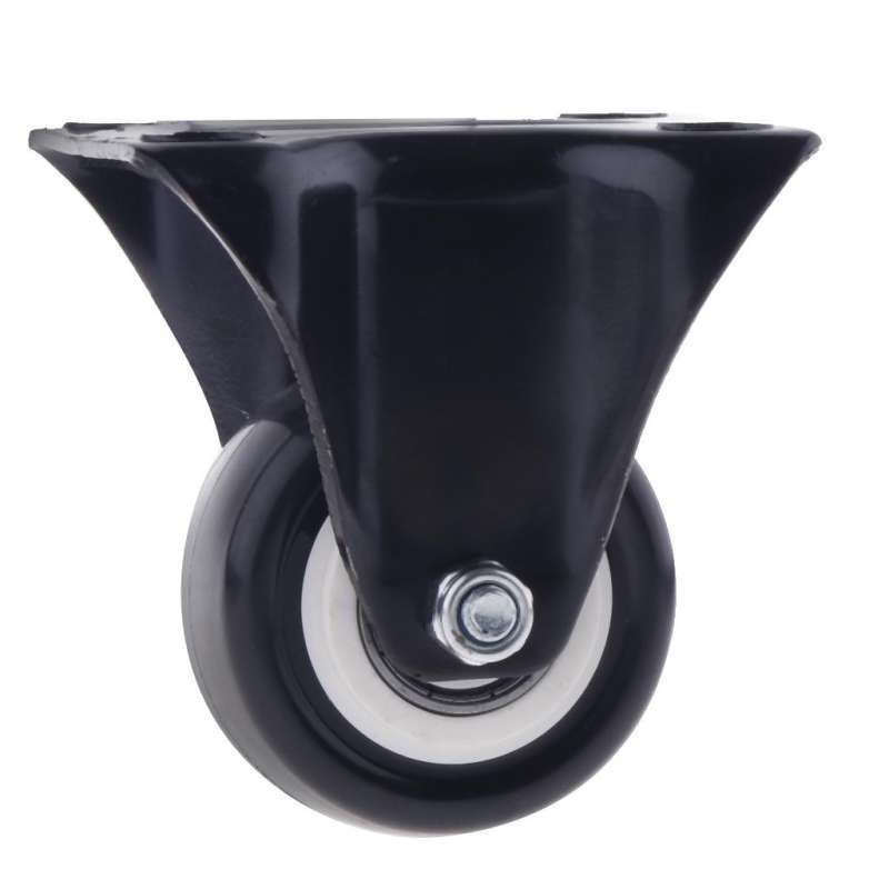 Jual Heavy Duty Fixed Plate Castor Trolley Furniture Caster Replacement ...