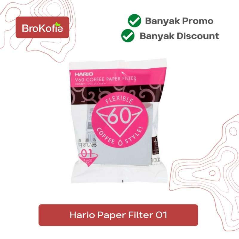 Jual 0hario V60 V01 Paper Filter White 100 Pcs - Kertas Saring Kopi ...