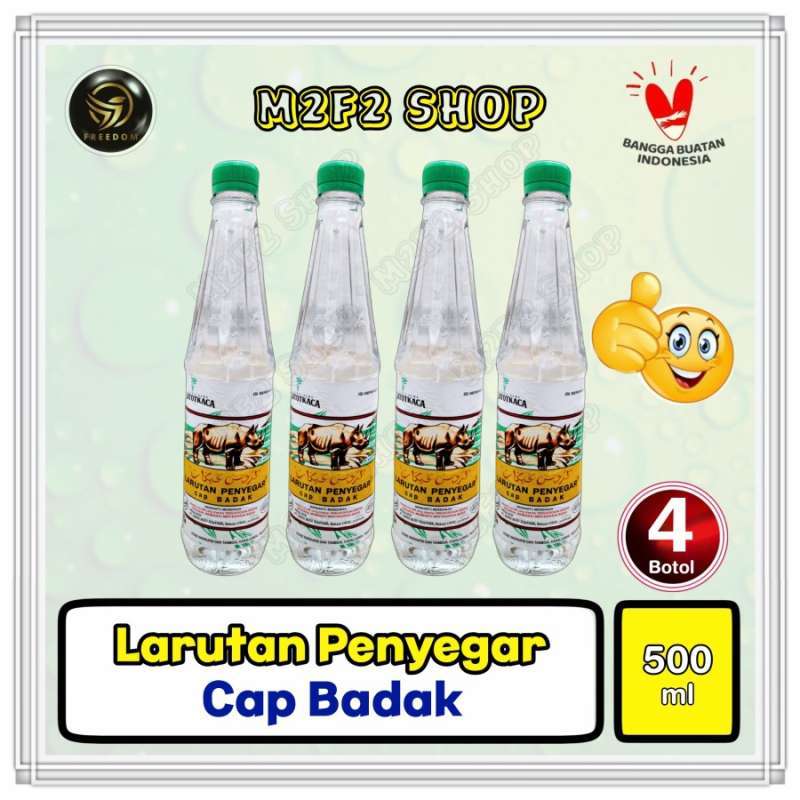 Promo Larutan Penyegar Cap BADAK Original Botol Pet - 500 ml (Kemasan Pack) Diskon 19% di Seller ...