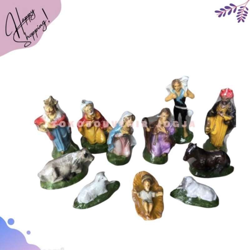 Jual Satu Set Patung Natal Keluarga Kudus Tinggi 10 cm di Seller Toko ...