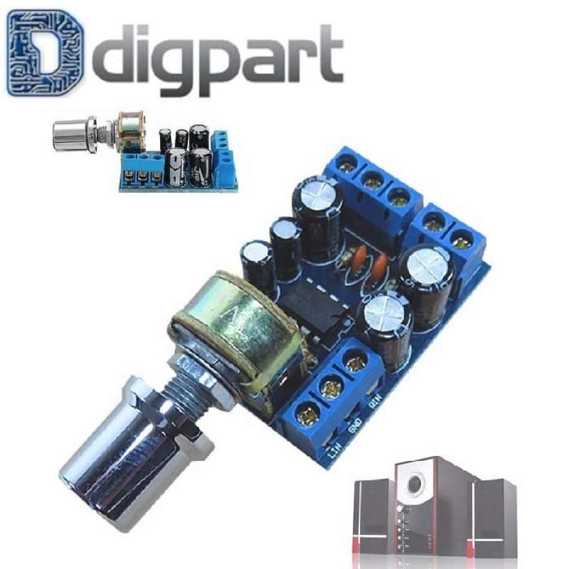 Jual TDA2822M 2.0 Stereo Audio Amplifier Board Dual Channel AMP AUX Amp ...