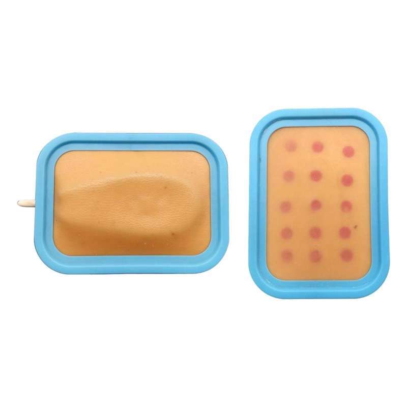 Jual 2x Practical Venipuncture Injection Silicone Training Pad Human ...