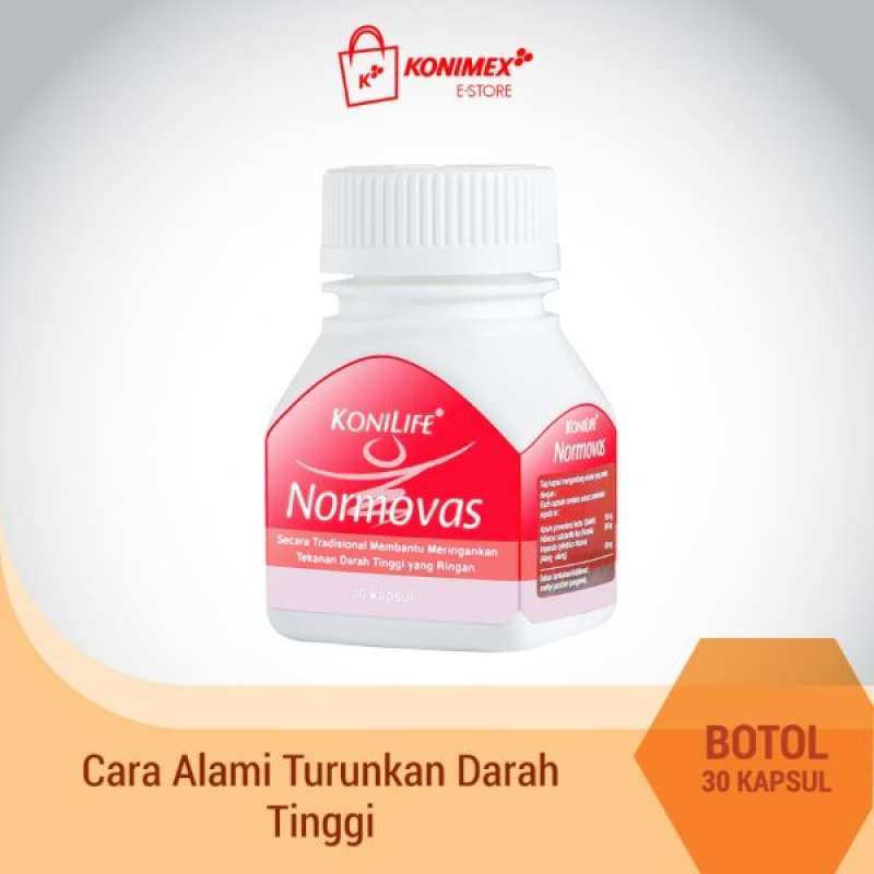 Promo Konilife Normovas Food Supplement Botol 30 kapsul Alami Turunkan ...