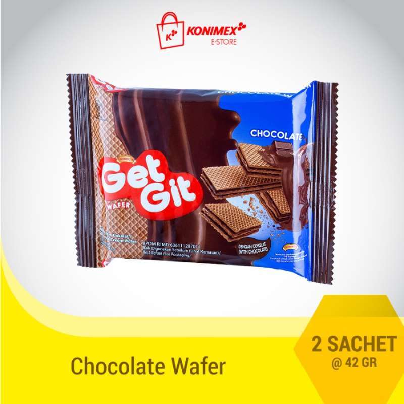 Jual Get Git Wafer Coklat 42 G – 2 Sachet Di Seller Konimex Official ...