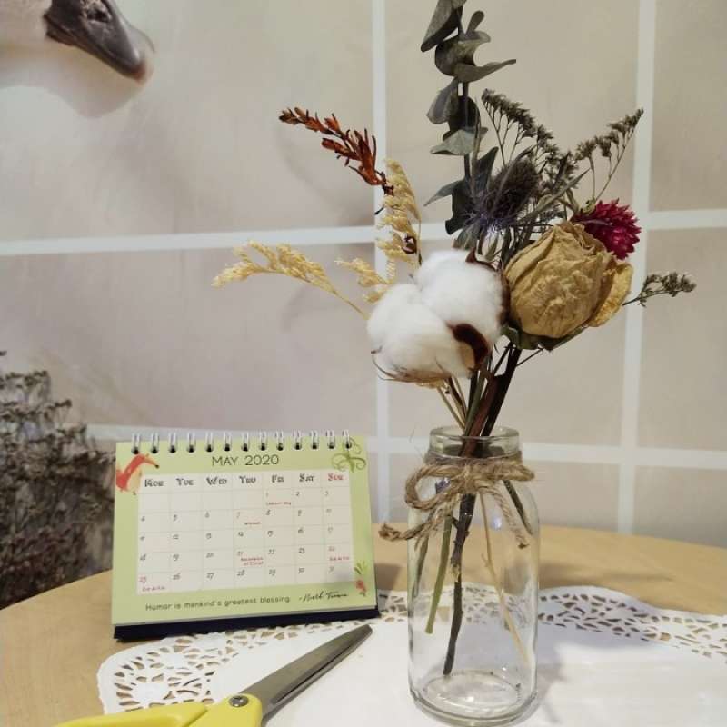 Jual Bunga Meja Kantor / Bunga Meja Kecil - Multicolor di Seller Agra ...