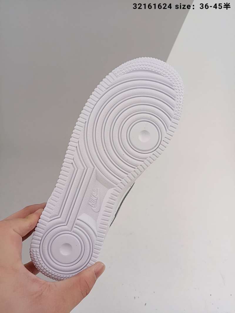 Jual NIKE AIR Force 1 essential white grey mini hook is made of white ...