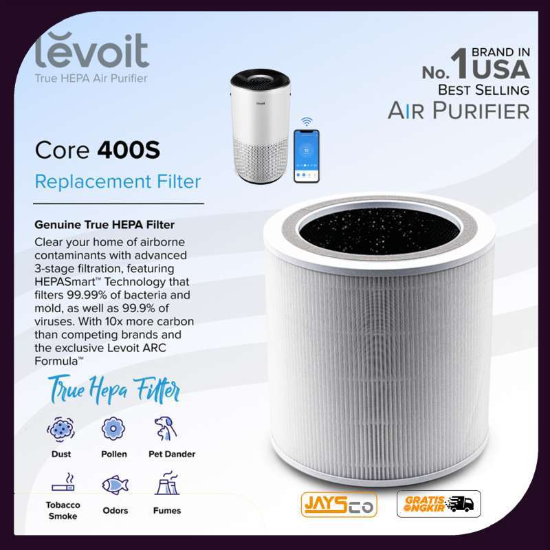 Jual Levoit Core 400S Replacement Filter True HEPA H13 Original AIR ...