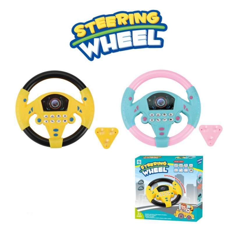 Jual Mainan Streeing Wheel Setir Stiran Klakson Mobil Happy Driving Di ...
