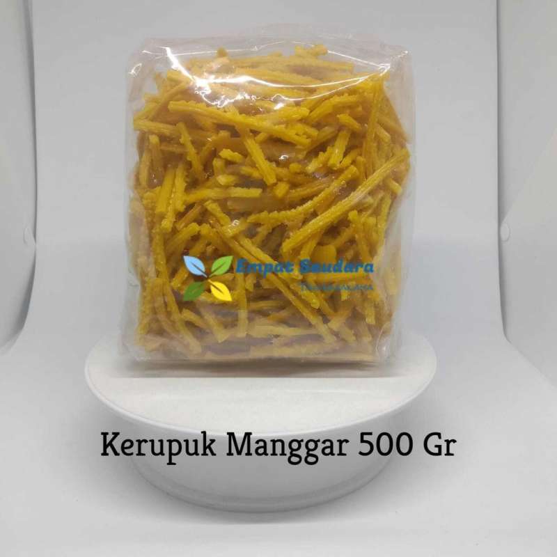 Jual KERUPUK MANGGAR KEMASAN 500 GR (MENTAH) di Seller Empat Saudara ...