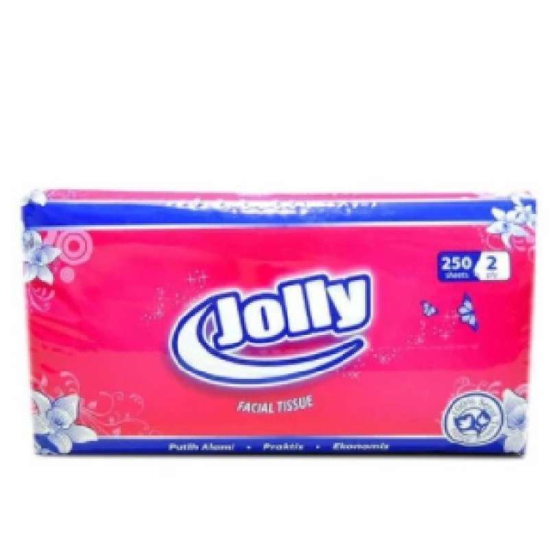 Jual Jolly Facial Tissue 250 Sheets 2 ply di Seller Tanzz Shop ...