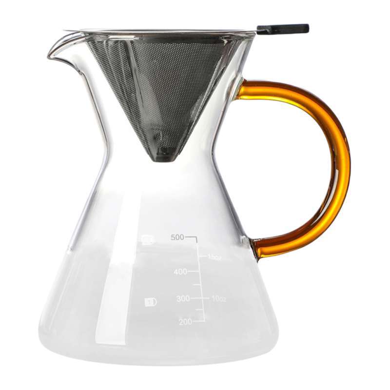 Jual Glass Coffee Dripper Coffee Pot Coffee Brewer Office Portable ...