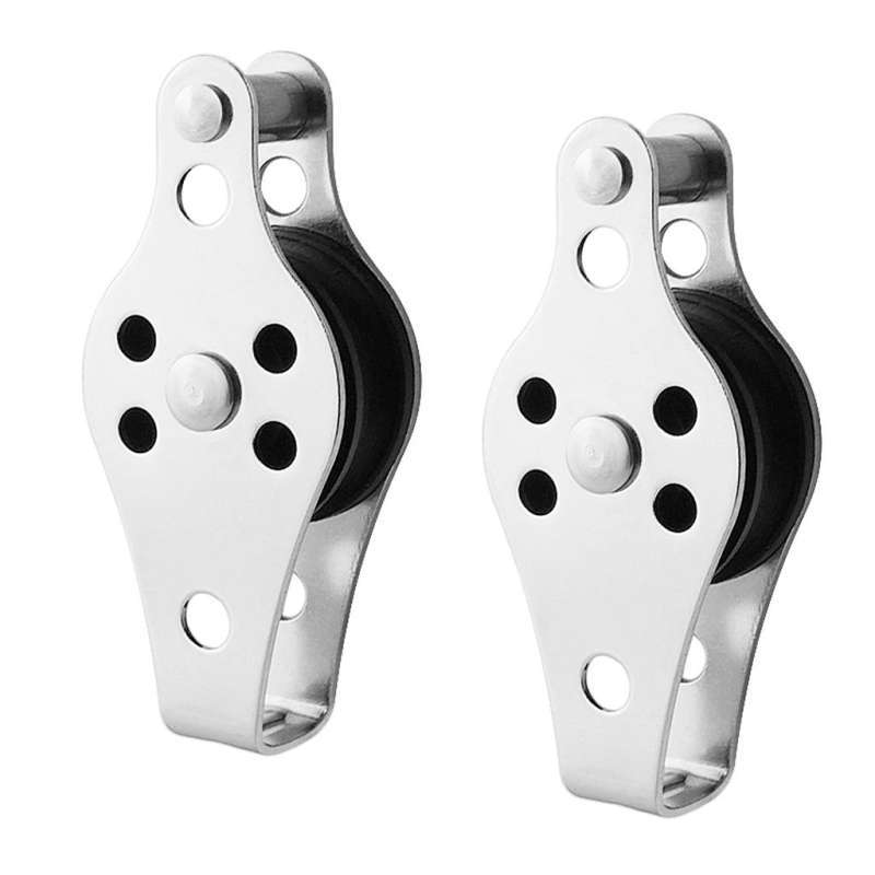 Promo 316 Stainless Steel Sailboat Pulley Block Rope Runner for 2mm to ...