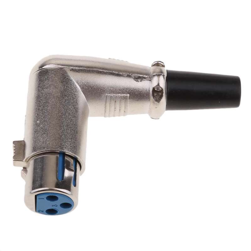 Jual Female 3Pin XLR Solder Type Microphone Line Plug Connector Mic ...