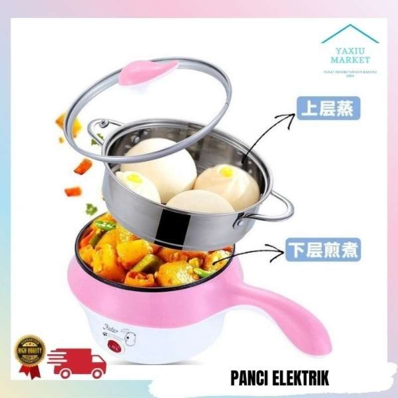 Jual Panci Elektrik Serbaguna Electric Frying Pan Listrik Lapis Keramik ...