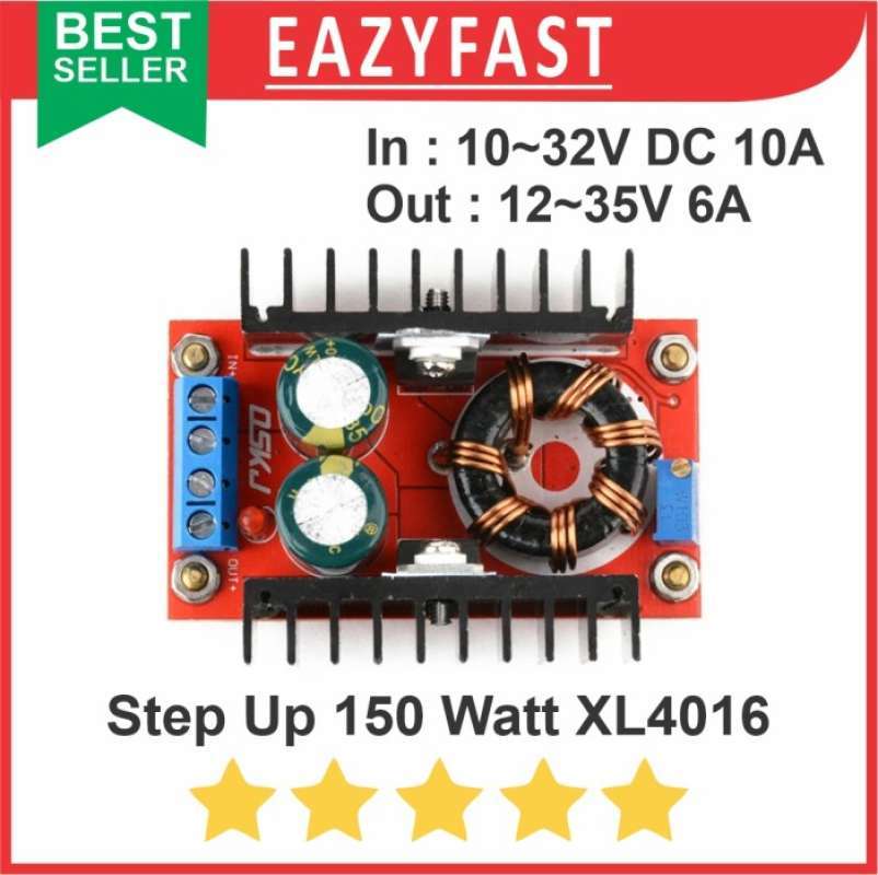 Jual Step Up 150w 10-32v to 12-35v DC Boost Power Supply Charger Driver ...