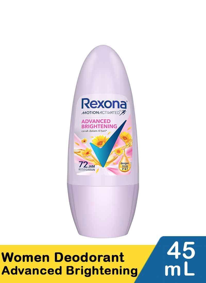Jual Rexona Women Advanced Brightening Whitening Roll-on Deodorant 45ml Di Seller Ms Mart ...