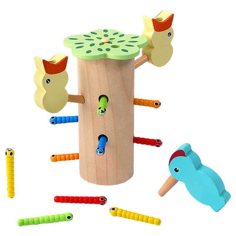 Jual Catching Worms Game Worm Catching Learning Toy Set Colourful Boys ...