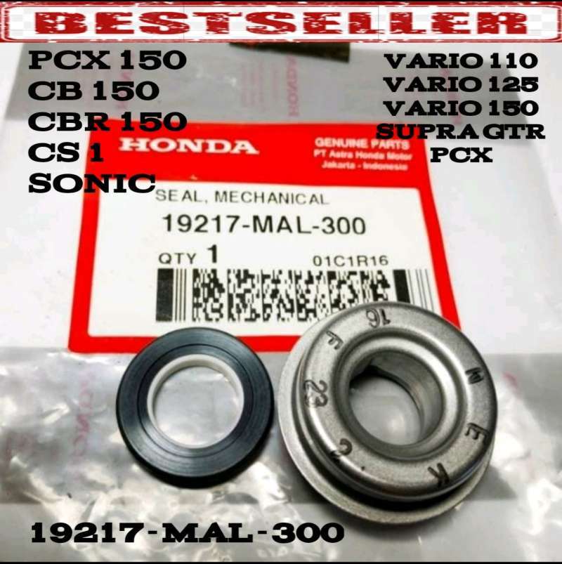 Promo seal water pump vario 110. vario 125. vario 150. supra gtr. pcx ...