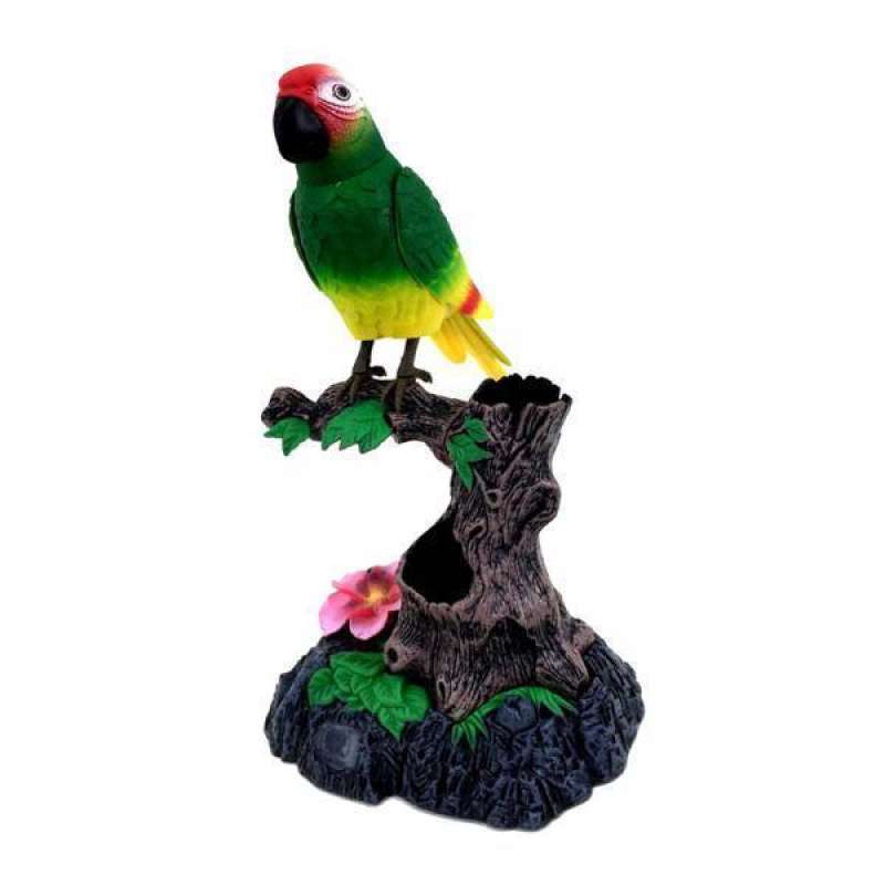 Promo 2x Activated Pets Toy Talking Parrot Bird Voice Control with Pen ...