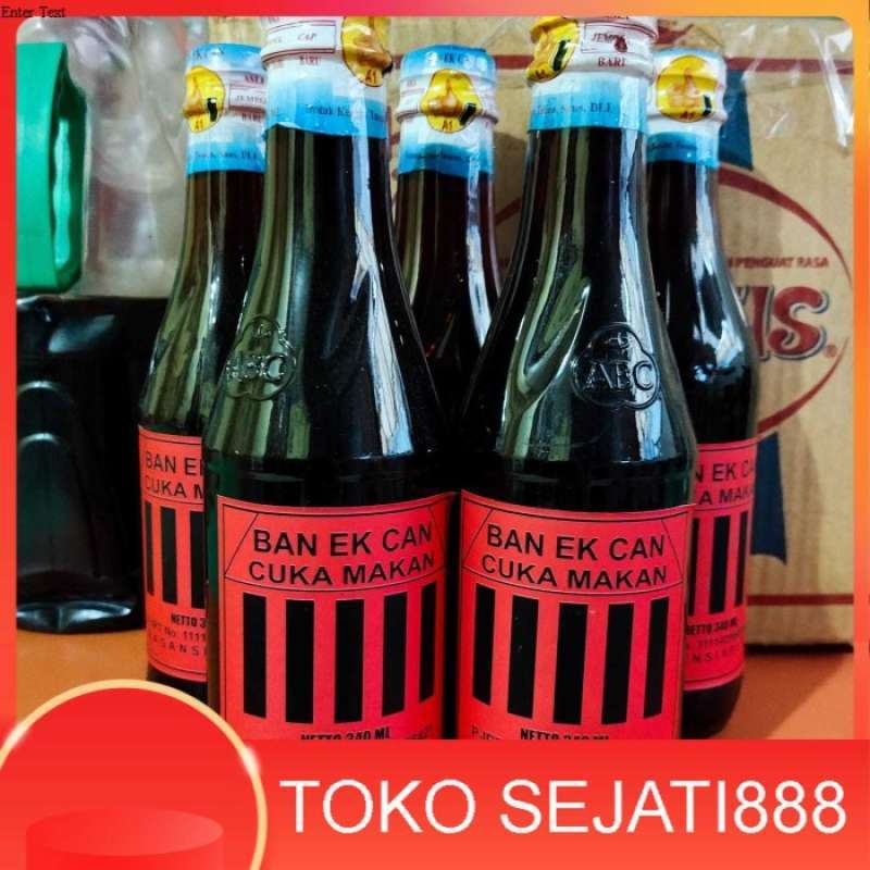 Jual Cuka Makan Hitam Ban Ek Can Botol Kecil di Seller Toko Sejati888 ...