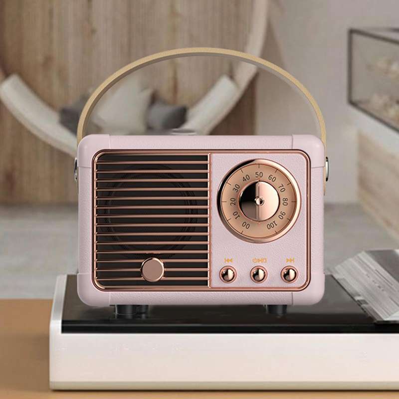 Promo Retro Bluetooth Speaker Classic Old Fashion Portable Vintage ...