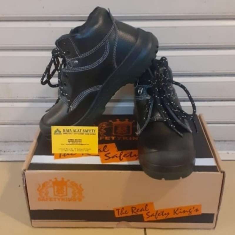 Jual Sepatu Safety Kings KWS 803X Hitam / Safety Shoes King's Original ...