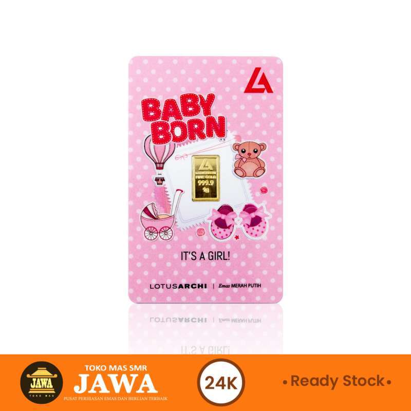 Jual Logam Mulia Lotus Archi Baby Born Kadar 24K Toko Mas Jawa - IT'S A ...