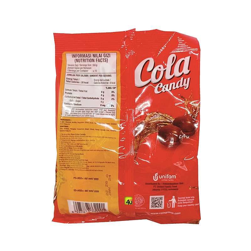 Promo Unifam - Assorted Candy - COLA SPLIT ZUPER Diskon 30% di Seller ...