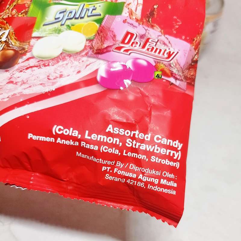 Jual Unifam - Assorted Candy - COLA SPLIT ZUPER - ASSORTED 50s di ...