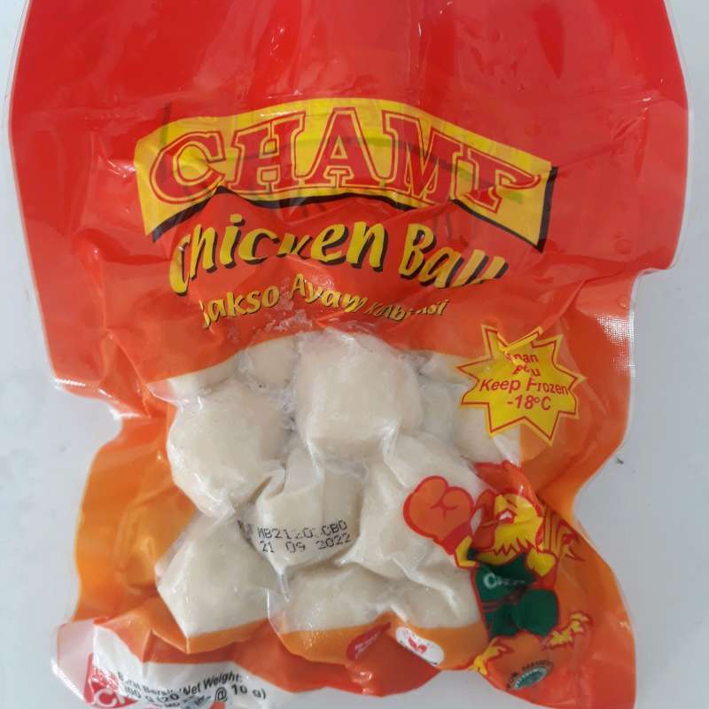 Promo CHAMP Chicken Ball 200g Bakso Ayam Kombinasi Beku Diskon 9% di ...