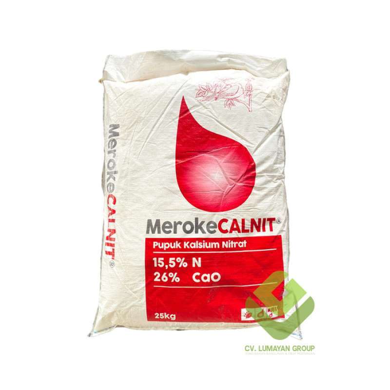 Jual Pupuk Meroke Calnit 25kg - Nitrat - Kalsium Oksida - Pupuk Daun di ...