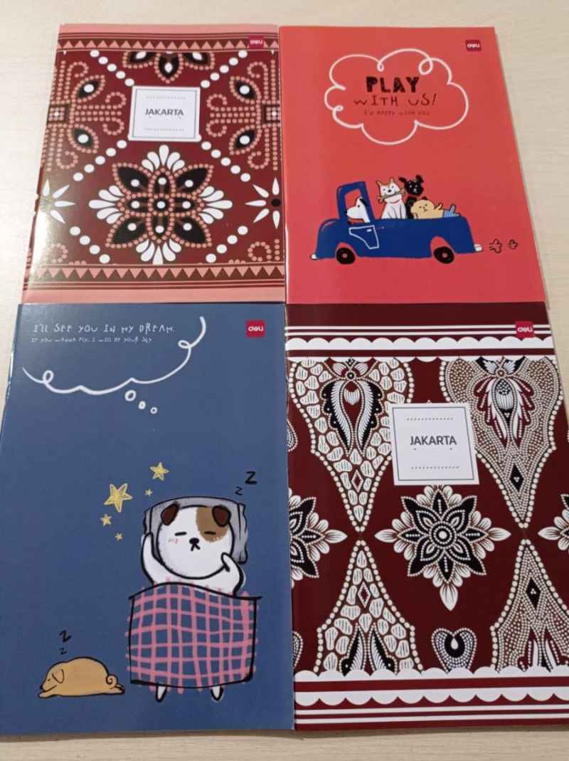 Jual Buku Tulis Boxy Deli 42 Lembar 1 Pak Di Seller Tg Stationery ...