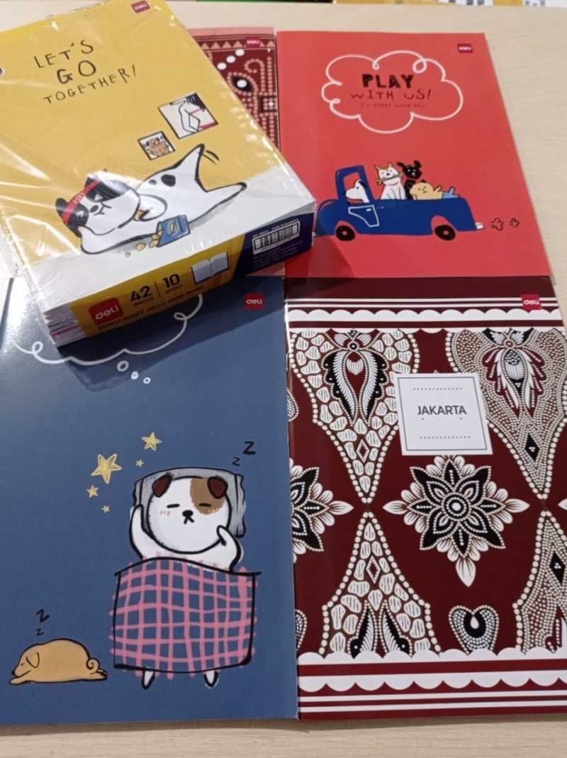 Jual Buku Tulis Boxy Deli 42 Lembar 1 Pak Di Seller Tg Stationery ...