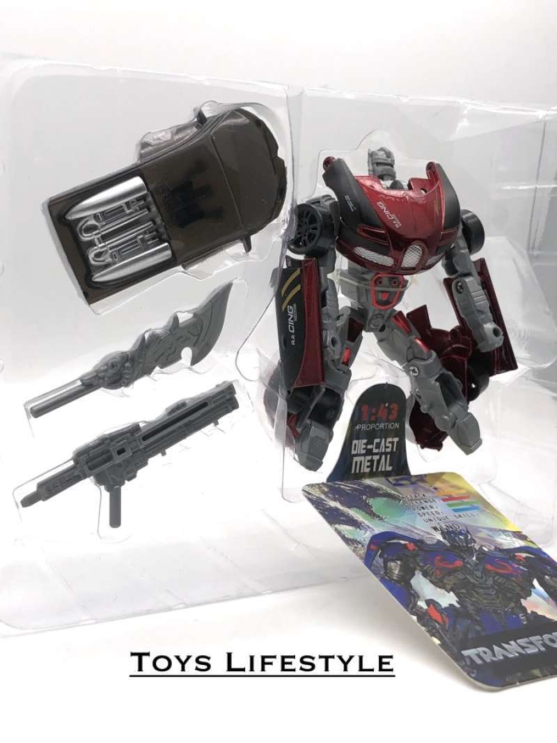 Jual Mainan Mobil Robot Transformers Bugatti Veyron Skala 1:43 (merah ...