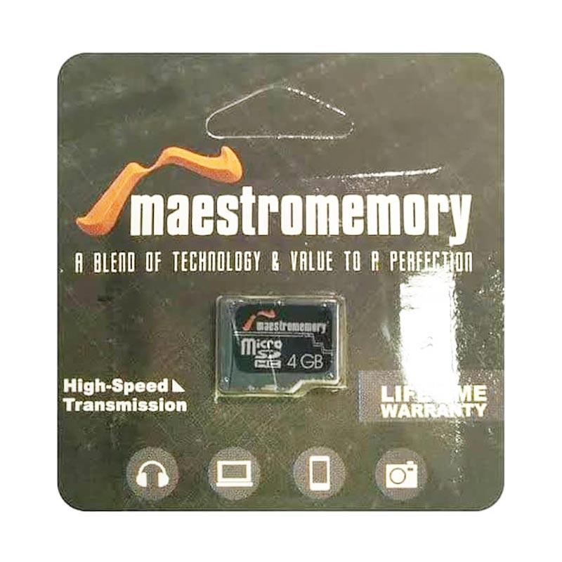 Jual Maestro Micro SD Memory Card [4 GB/ Non Adapter/ Class 6] di ...