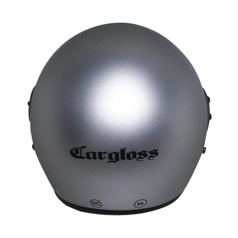 Jual Fs Lokal - Cargloss Yrm Hardcoat Visor Helm Half Face - Xl Silver ...
