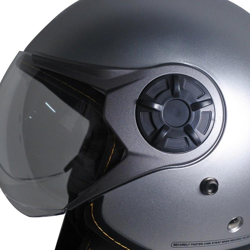 Jual Fs Lokal - Cargloss Yrm Hardcoat Visor Helm Half Face - Xl Silver ...