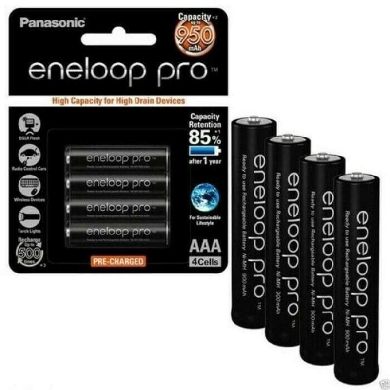 Promo Panasonic Eneloop Pro 950mAh AAA Rechargeable Batteries Diskon 40 ...