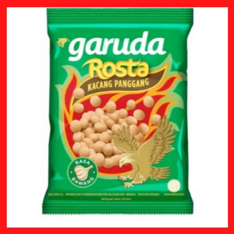 Jual Garuda Rosta Kacang Panggang Rasa Bawang 24gr isi 10 Bungkus di ...
