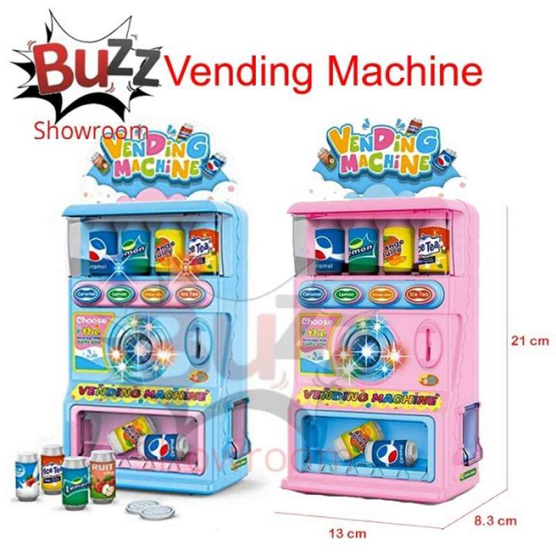 Jual Vending Machine Mainan Edukasi Anak Mesin Minuman Otomatis 111-1A ...