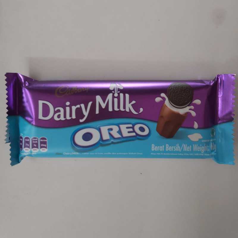 Jual Cadbury Dairy Milk Oreo 60gr cadbury milk oreo 60gr cadbury milk ...