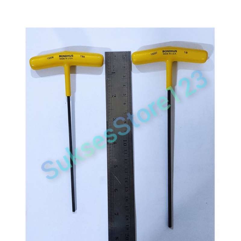Jual Kunci L Model T / Hex Key T Handle Inch inci Bondhus USA - 3/32 ...