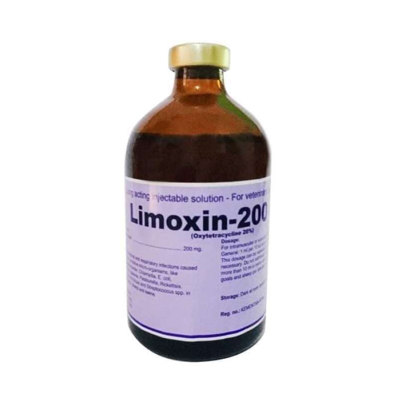 Jual ANTIBIOTIK HEWAN BERDAYA KERJA LUAS DAN LAMA-LIMOXIN 200 LA 100 ML ...