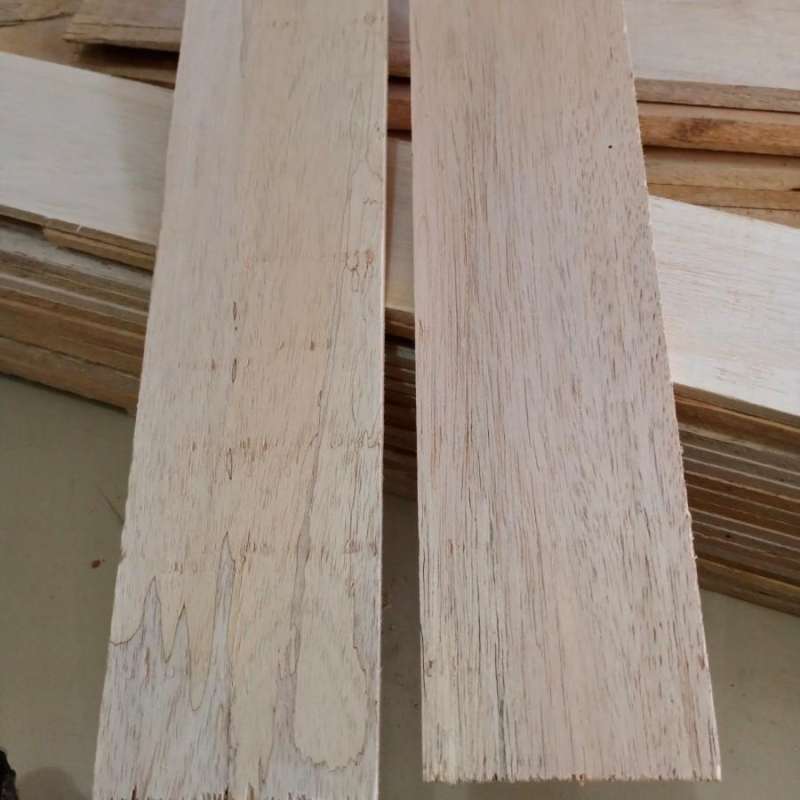 Jual Grade B - kayu balsa 8mm x 7.5cm x 100cm kayu maket DIY balsa ...