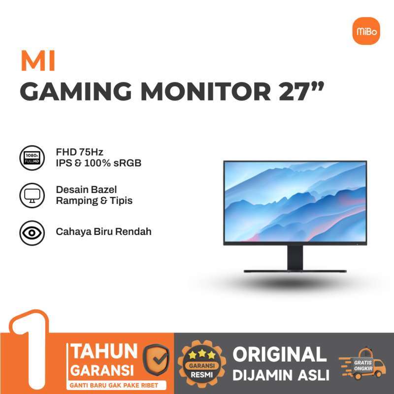 Jual Mi Gaming Monitor 27 Layar Ips 1080p Fhd 100% Srgb Di Seller Mibo ...