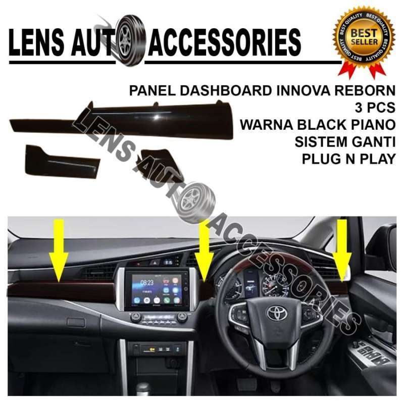 Jual PANEL DASHBOARD INNOVA REBORN BLACK PIANO di Seller Lens Auto ...
