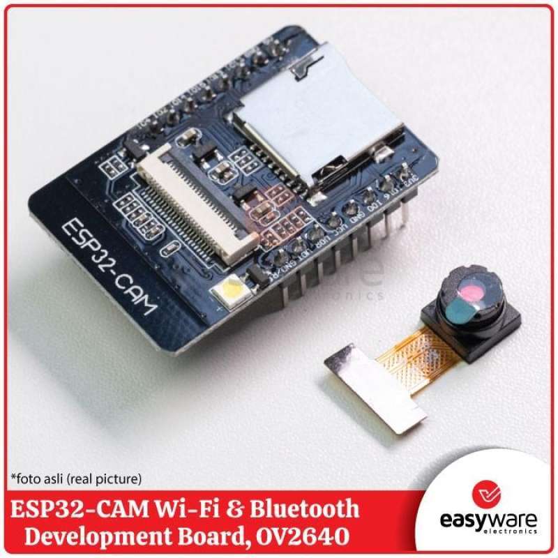 Jual ESP32 CAM ESP32-CAM WiFi & BLUETOOTH WITH OV2640 CAMERA MODULE di Seller EasyWare ...